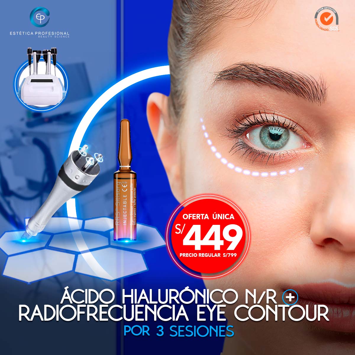 Plasma Infiltrado Facial - Premium - EP ESTÉTICA PROFESIONAL