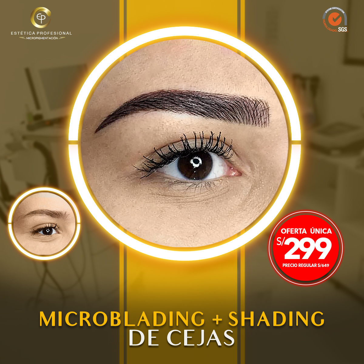 Microblading + Shading de Cejas - EP ESTÉTICA PROFESIONAL