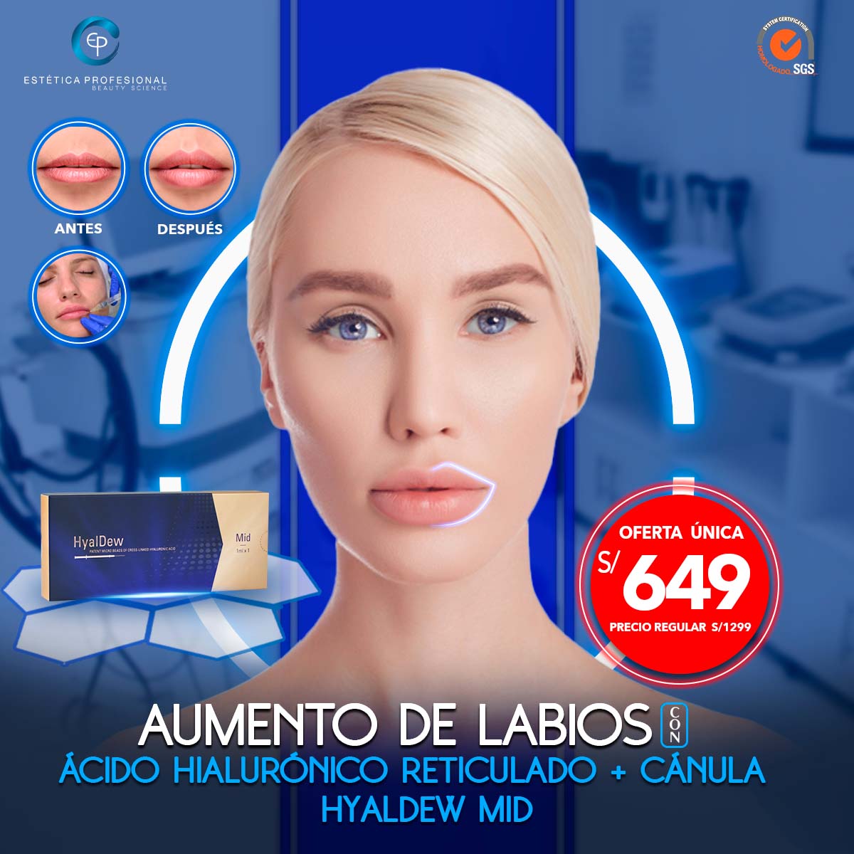 Dermapen con Ácido Hialurónico N/R Europeo para Contorno de Ojos – EP ...