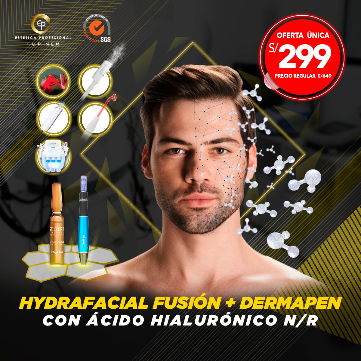 Hydrafacial Fusión + Dermapen con Ácido Hialurónico NR | EP ESTÉTICA ...