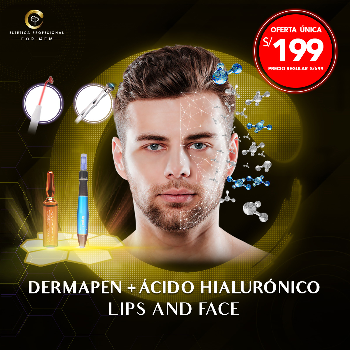 dermapen con acido hialuronico lips and face -FM | EP ESTÉTICA PROFESIONAL